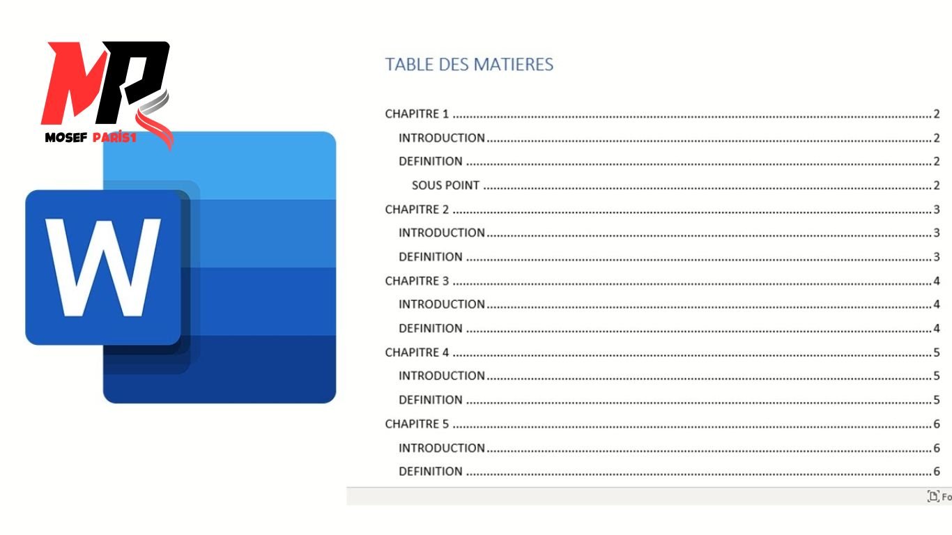 Comment Créer une Table des Matières sur Word : Guide Complet pour 2024 ...